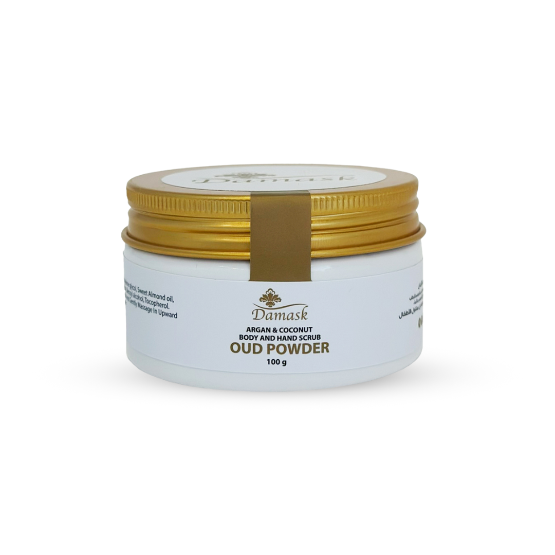 OUD POWDER - body scrub – DAMASK BEAUTY