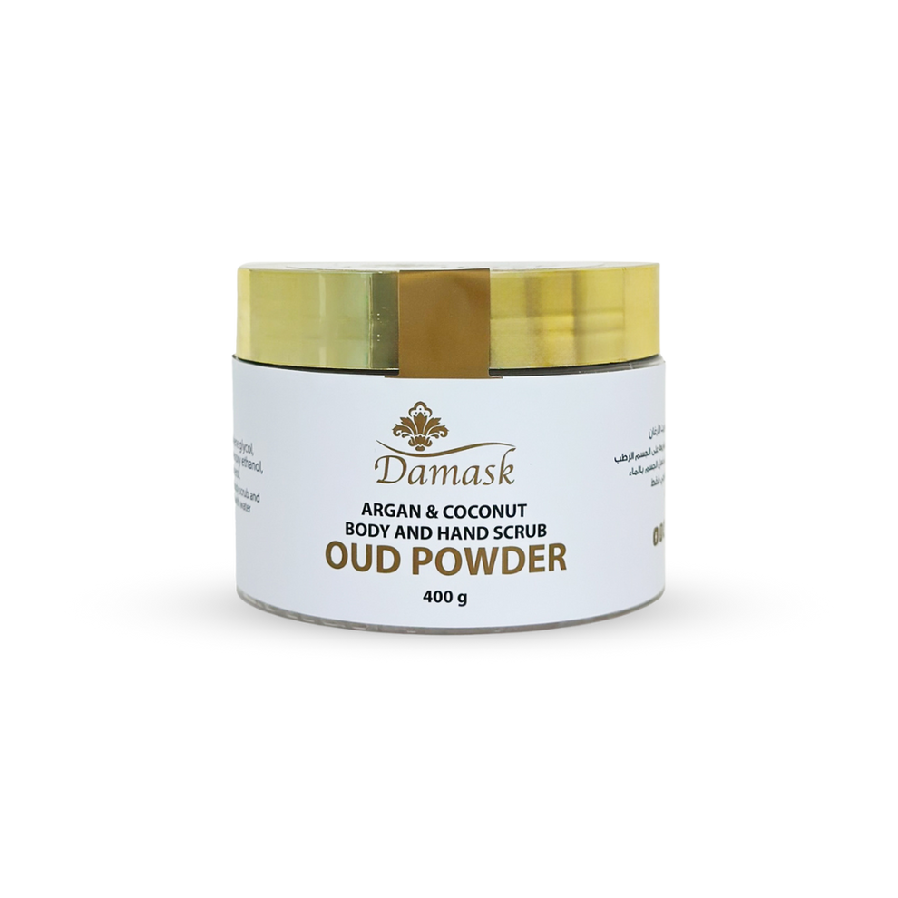 OUD POWDER - body scrub – DAMASK BEAUTY